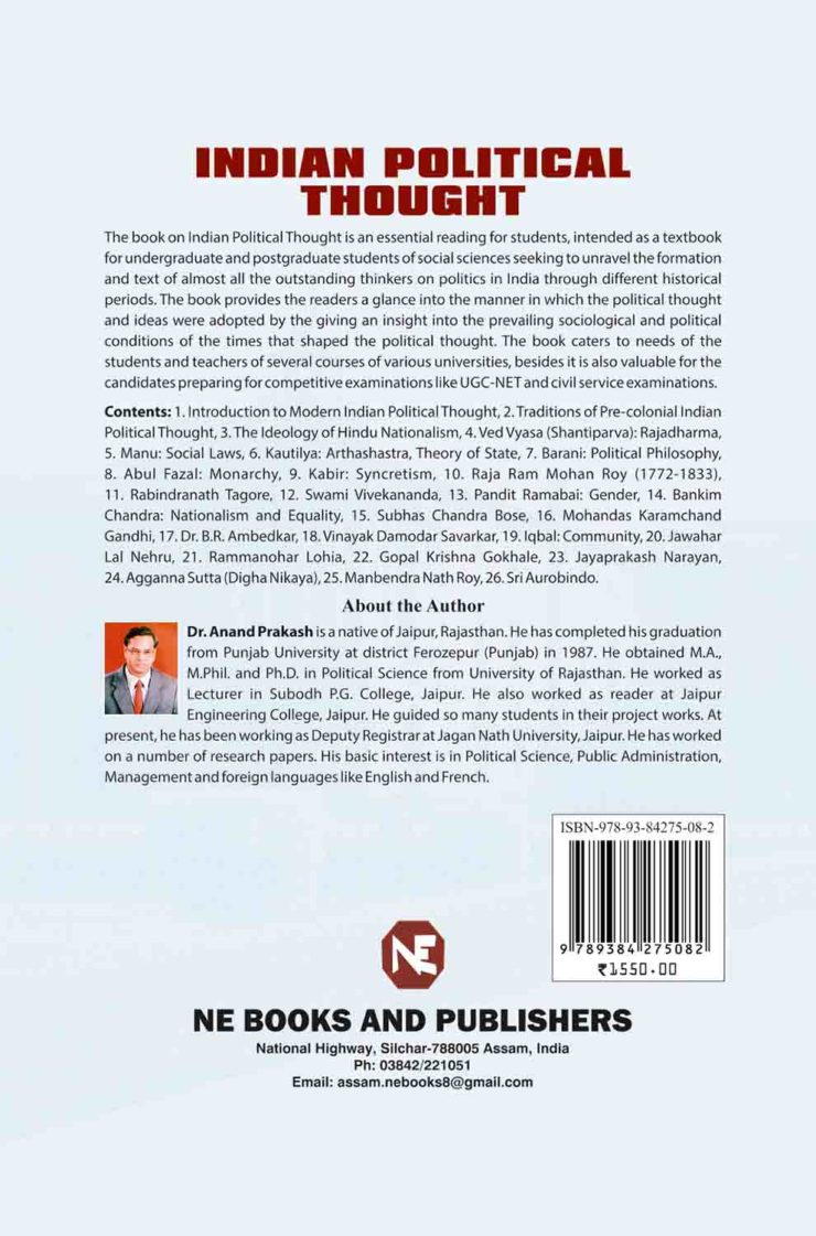Indian Political Thought – NE BOOKS