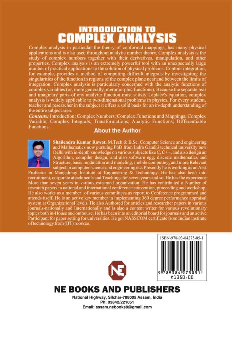 Introduction to Complex Analysis – NE BOOKS