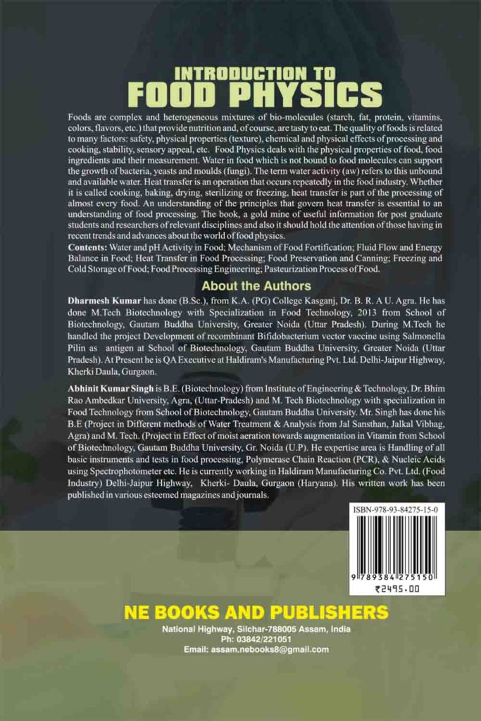 Introduction to Food Physics – NE BOOKS
